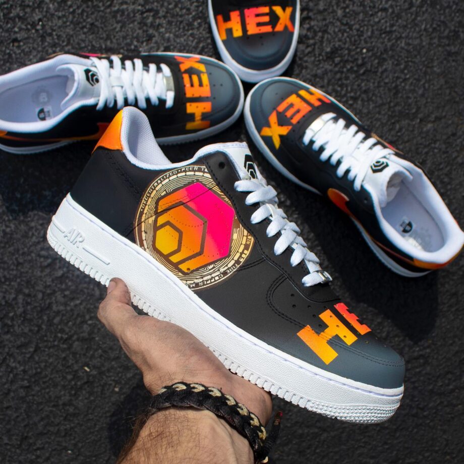 Hex Coin Air Force 1 Custom – Daniel Customs