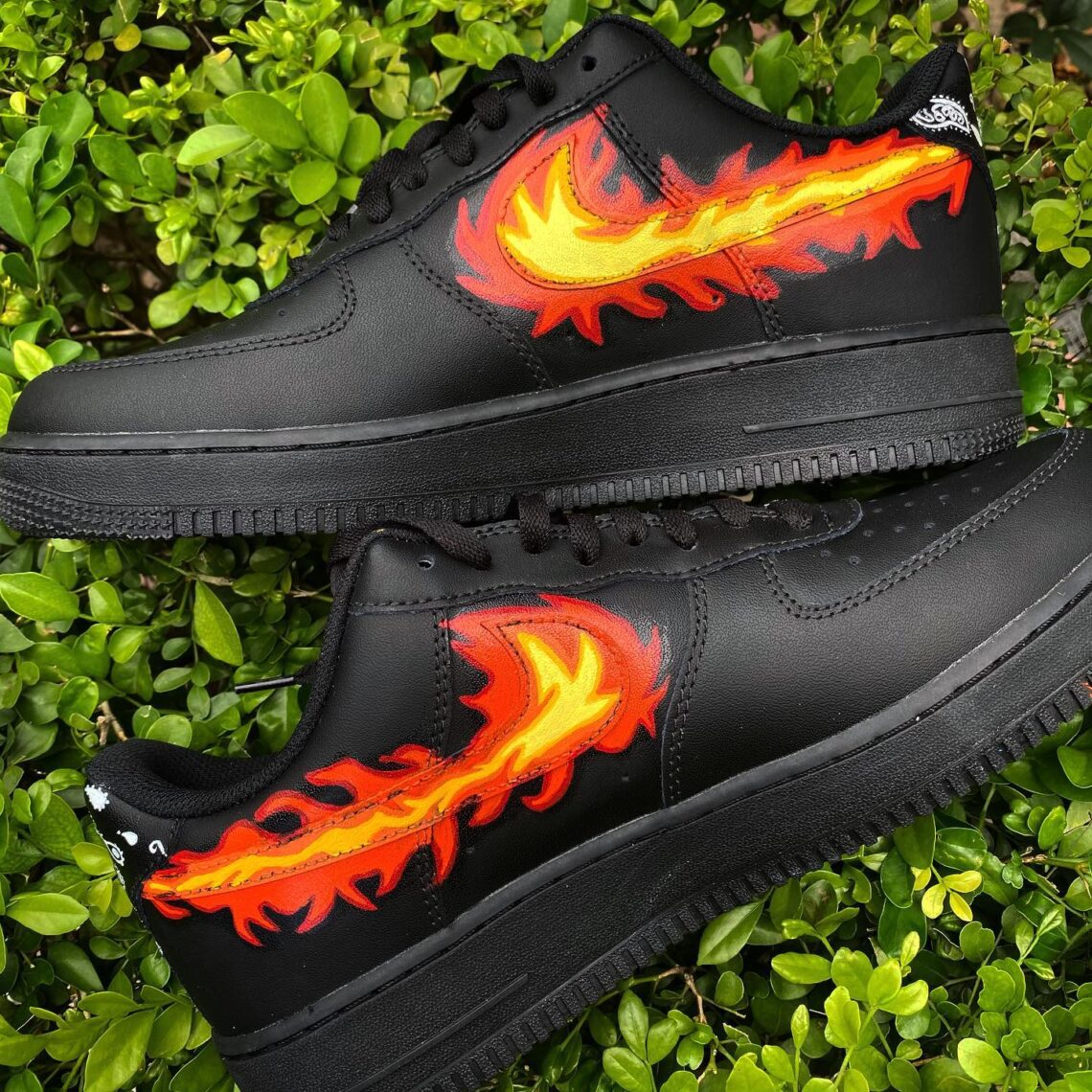Hot Lava x Flame Air Force 1 Custom – Daniel Customs
