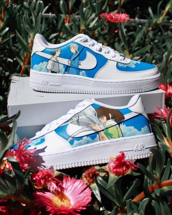 Howl Moving Castle x Spirited Away Air Force 1 Custom – Daniel Customs