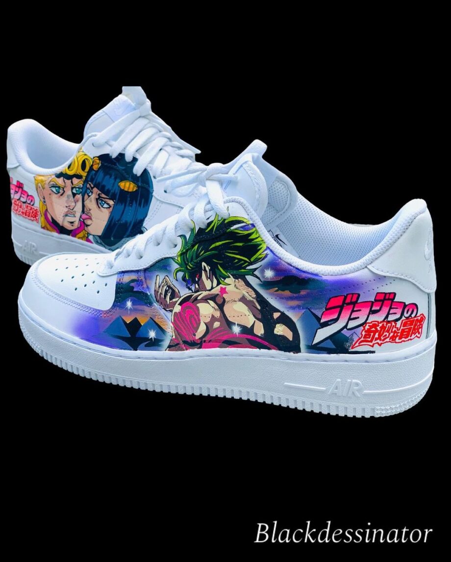 Jojo Bizarre Adventure Air Force 1 Custom – Daniel Customs