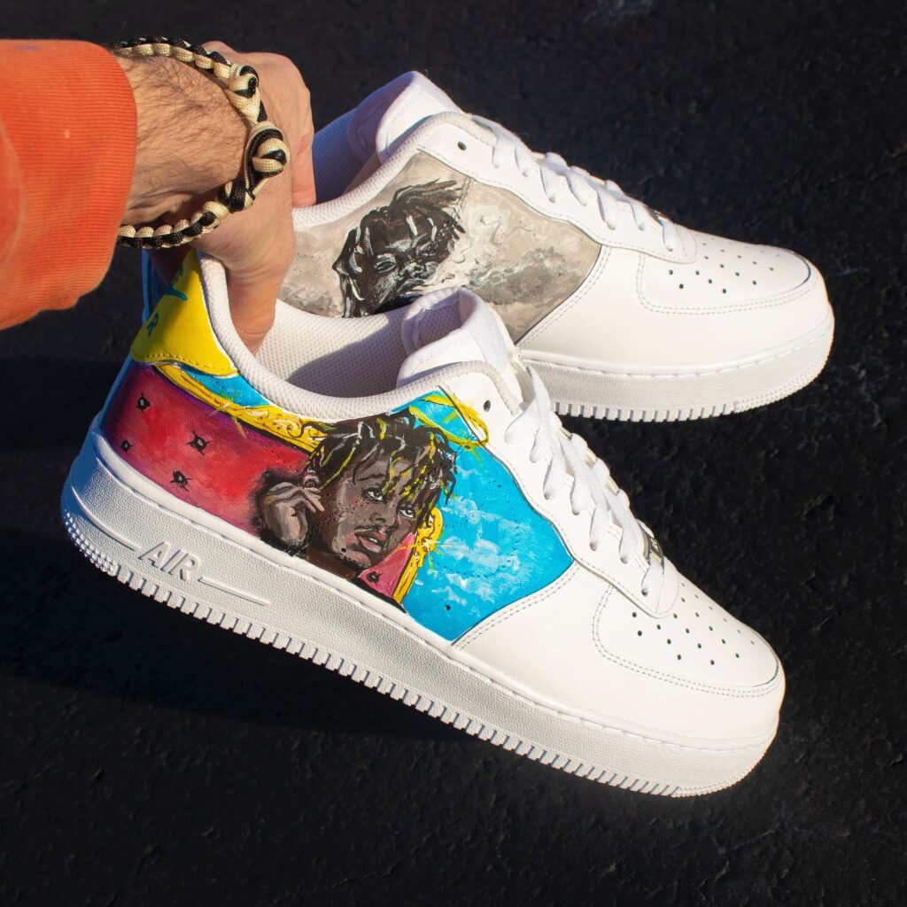 Juice WRLD Air Force 1 Custom – Daniel Customs