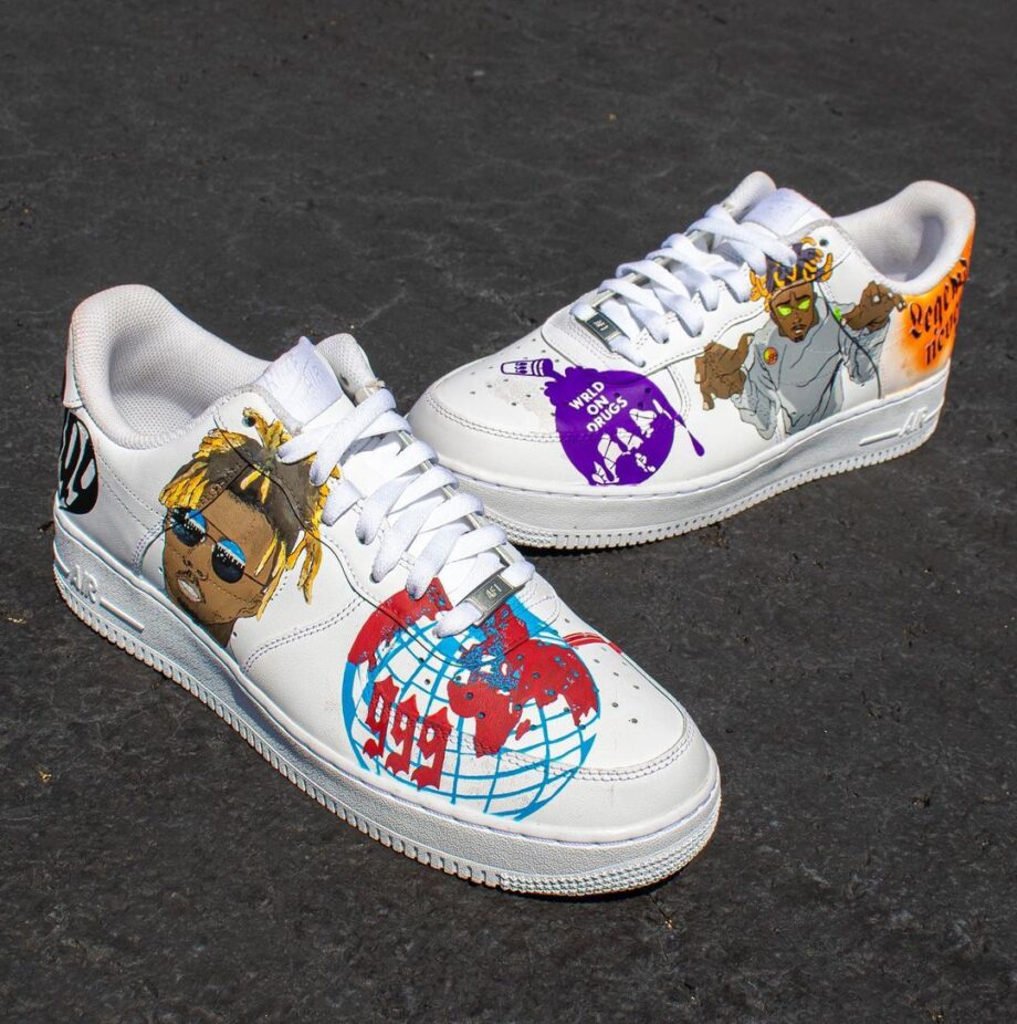 Juice WRLD Air Force 1 Custom – Daniel Customs