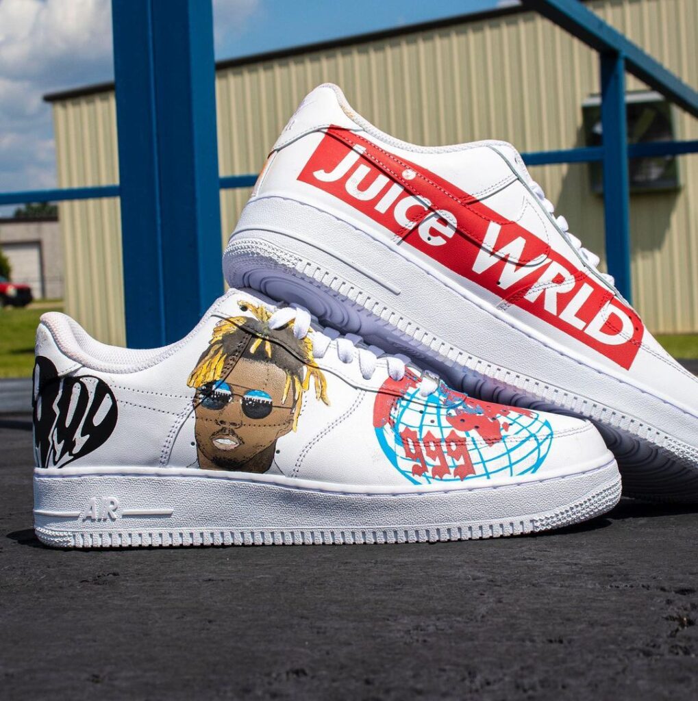 Juice WRLD Air Force 1 Custom – Daniel Customs