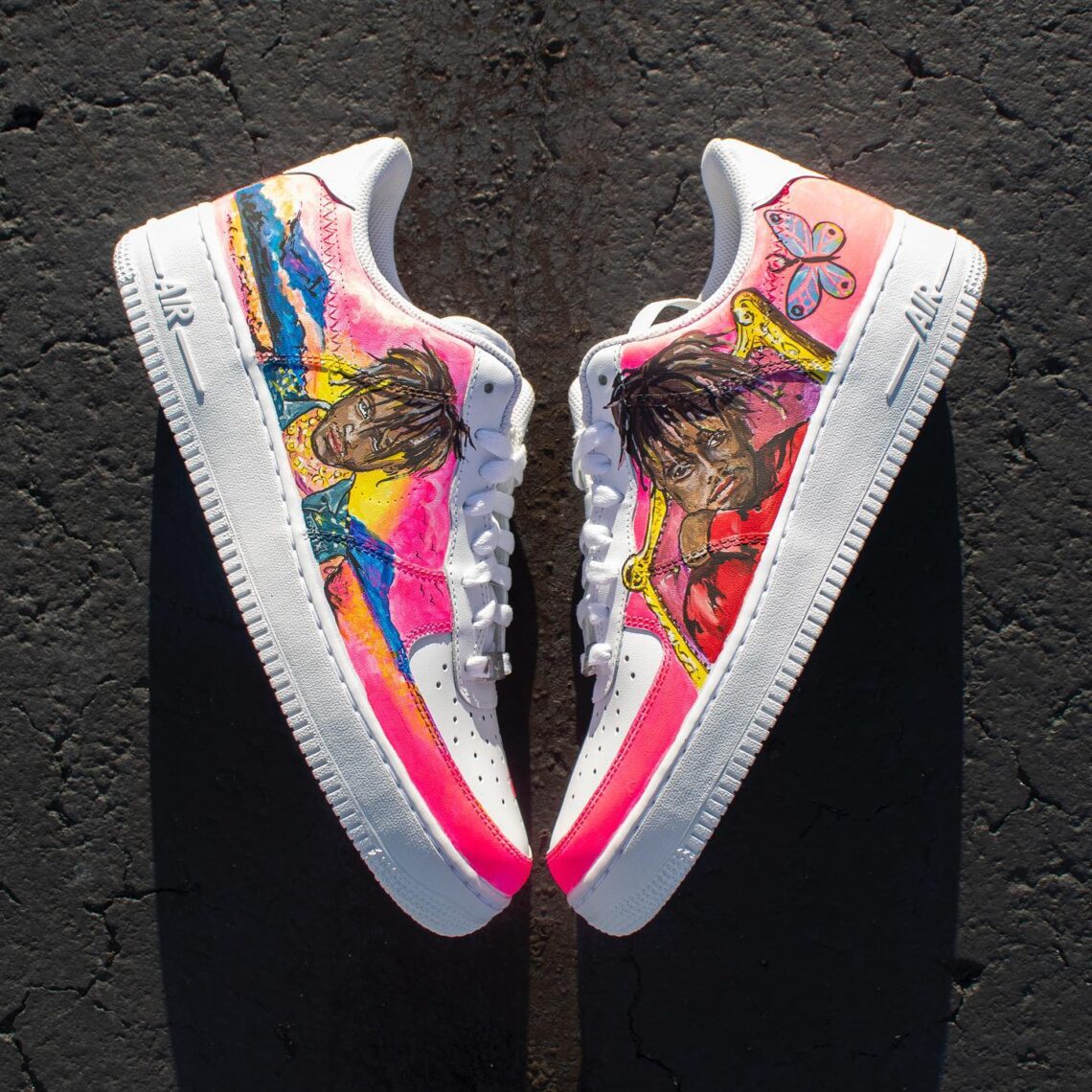 Juice WRLD Air Force 1 Custom – Daniel Customs