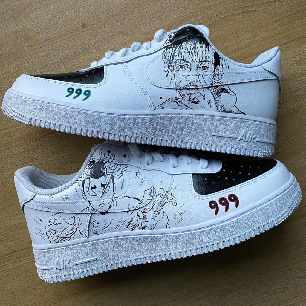 Juice WRLD Air Force 1 Custom – Daniel Customs