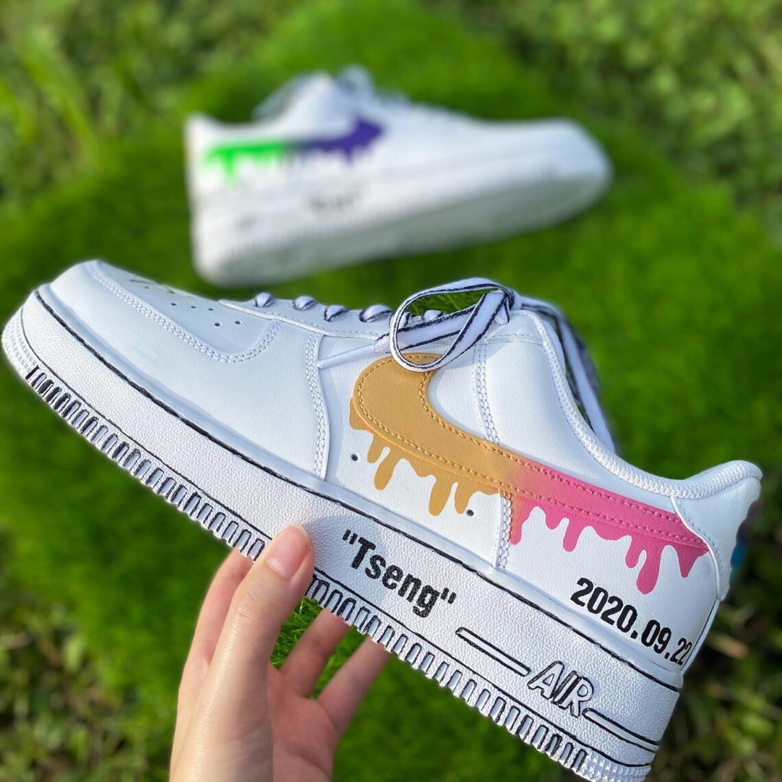 Kai Kai Kiki x kaws Air Force 1 Custom – Daniel Customs