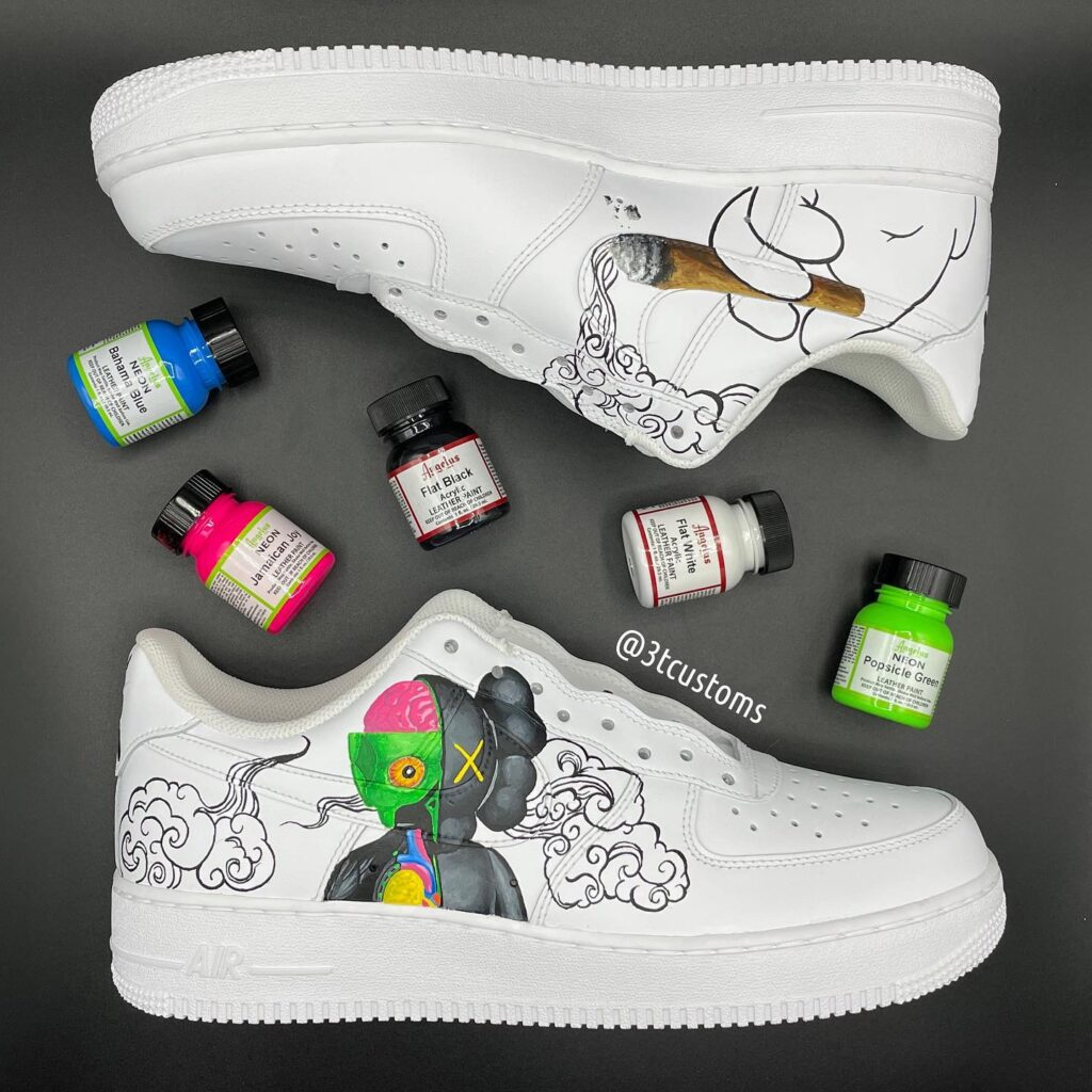 Kaws Air Force 1 Custom – Daniel Customs