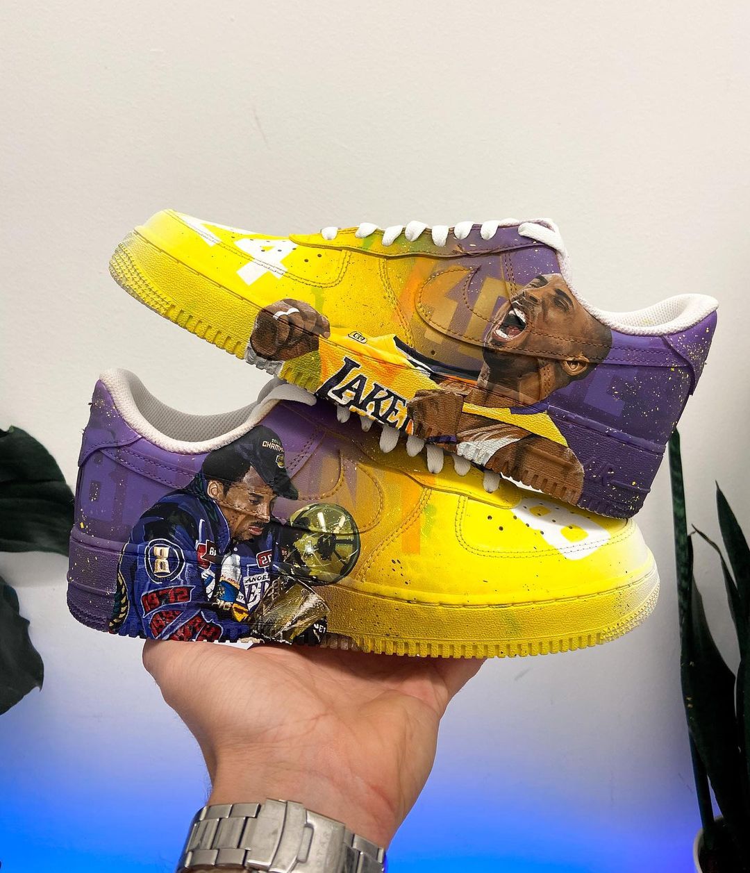 Kobe Bryant Air Force 1 Custom – Daniel Customs