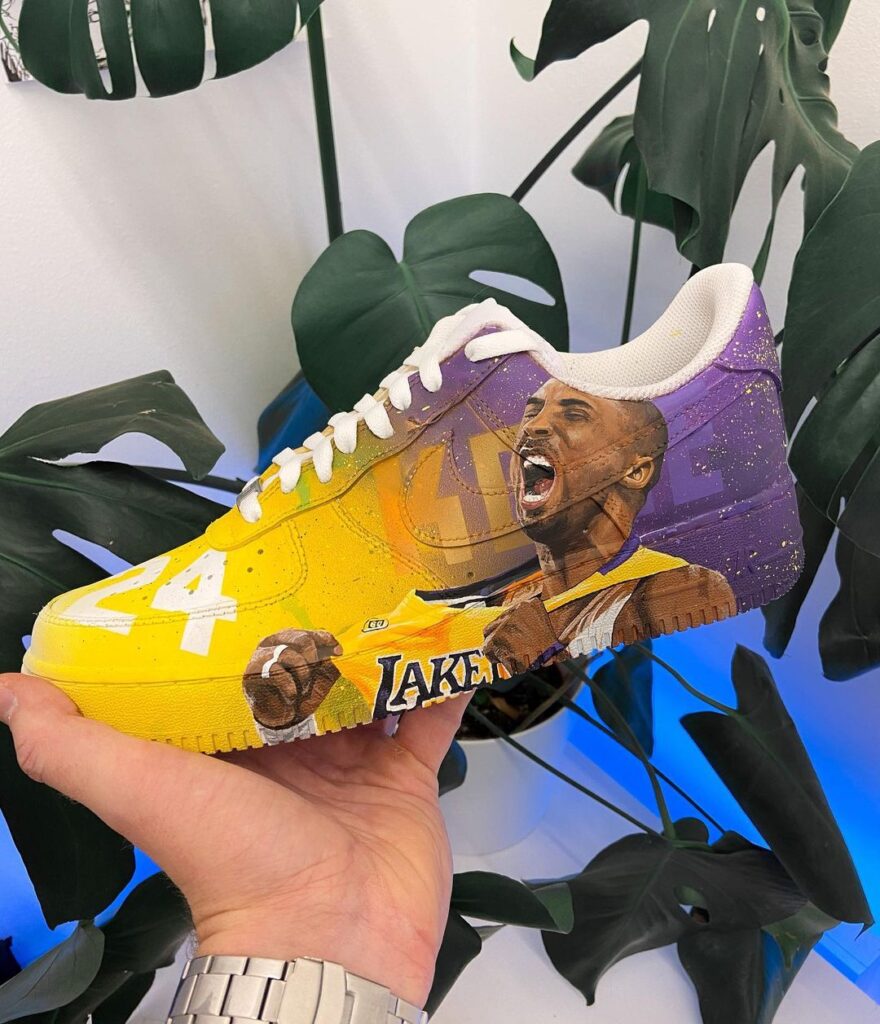 Kobe Bryant Air Force 1 Custom - Daniel Customs