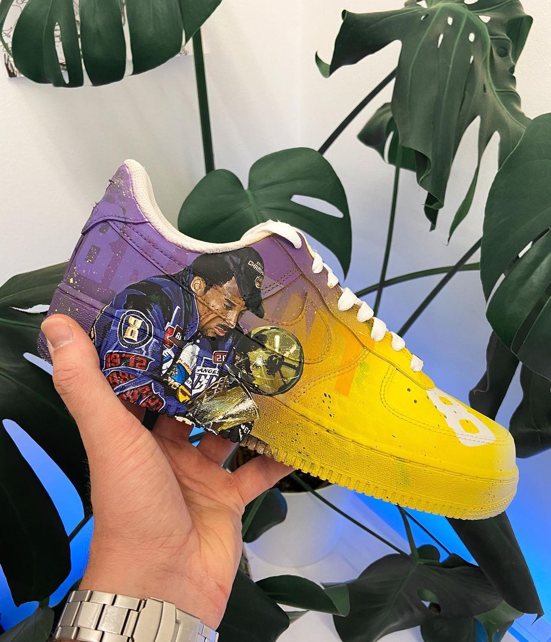 Kobe Bryant Air Force 1 Custom - Daniel Customs