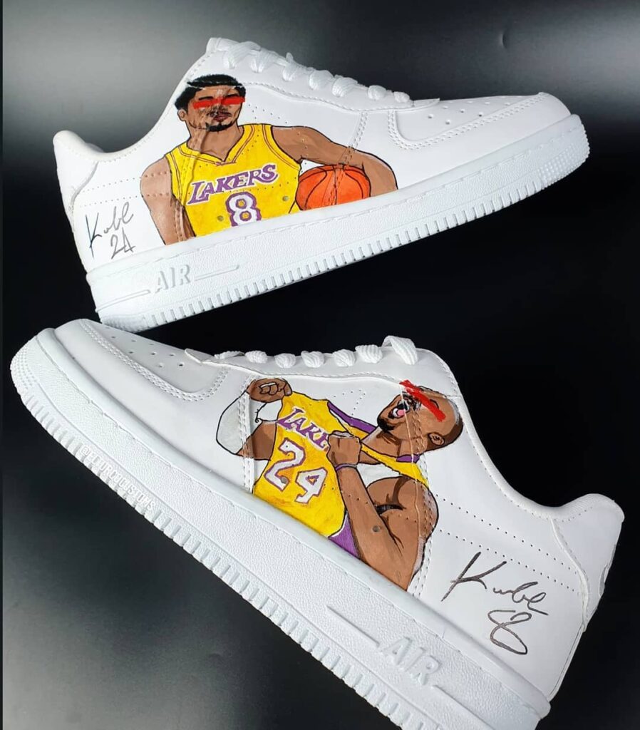 Kobe Bryant Air Force 1 Custom – Daniel Customs