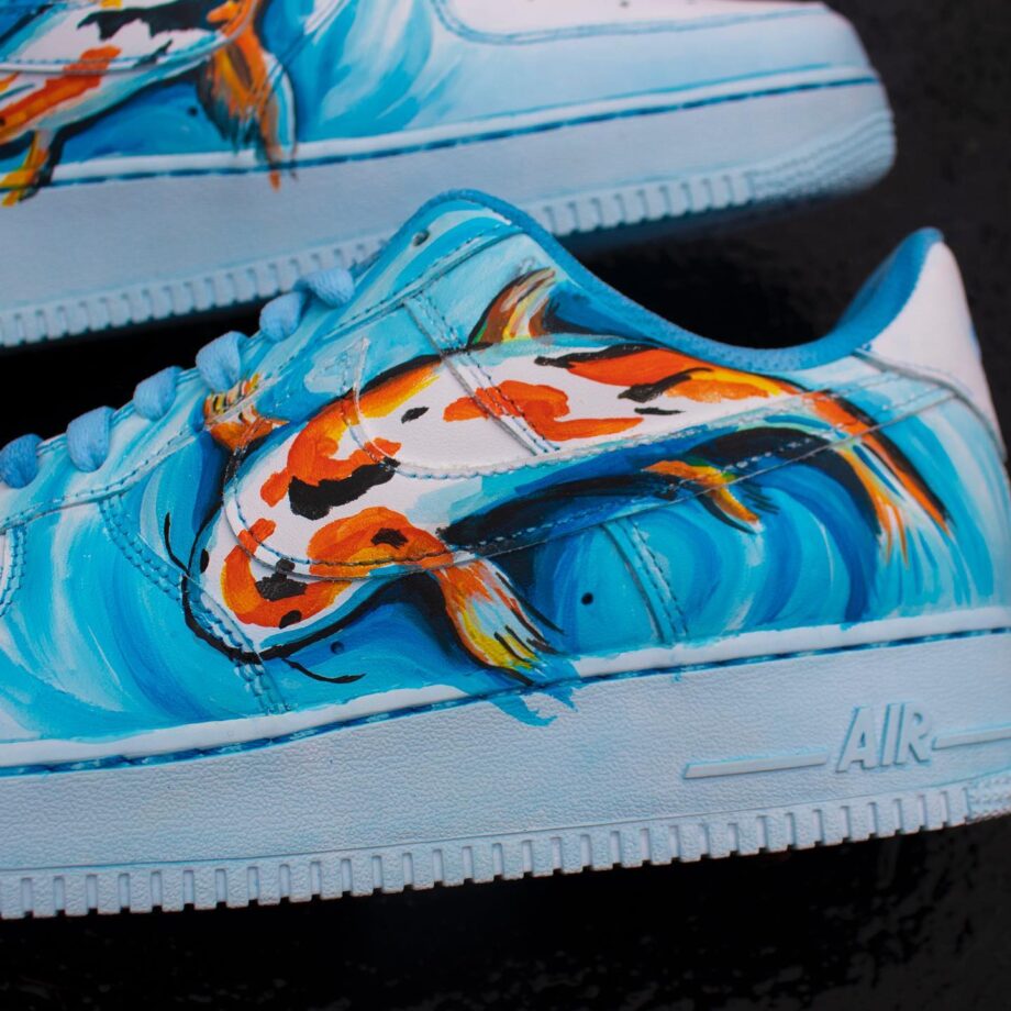 Koi Fish Air Force 1 Custom – Daniel Customs