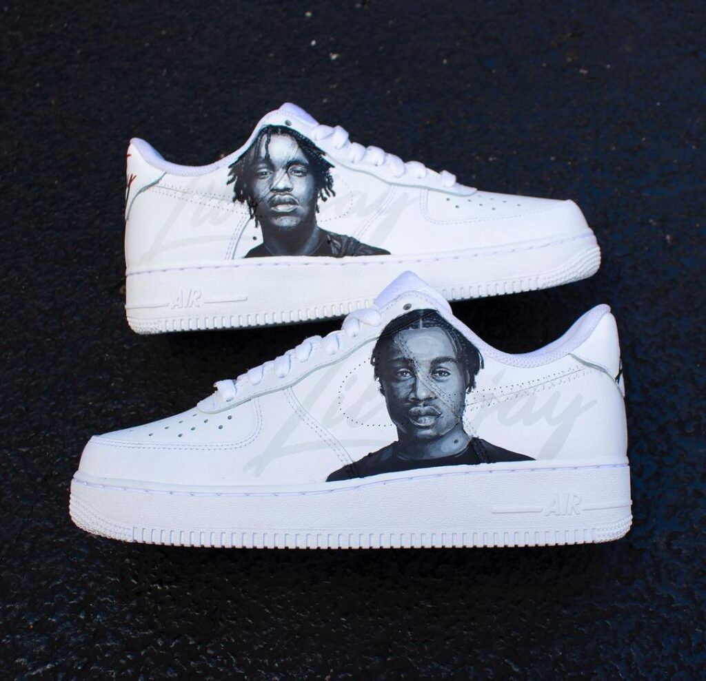 Lil Tjay Air Force 1 Custom – Daniel Customs