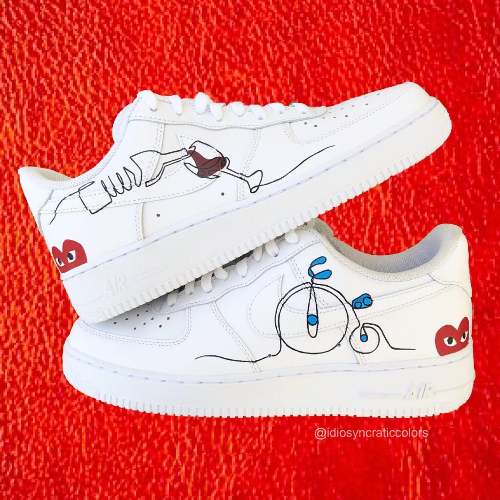 Line Drawings Air Force 1 Custom – Daniel Customs