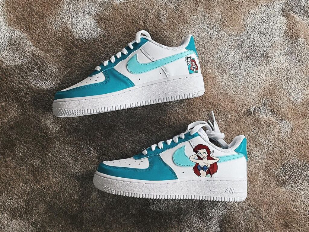 Little Mermaid Air Force 1 Custom – Daniel Customs
