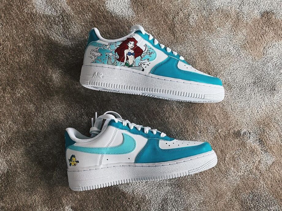 Little Mermaid Air Force 1 Custom – Daniel Customs