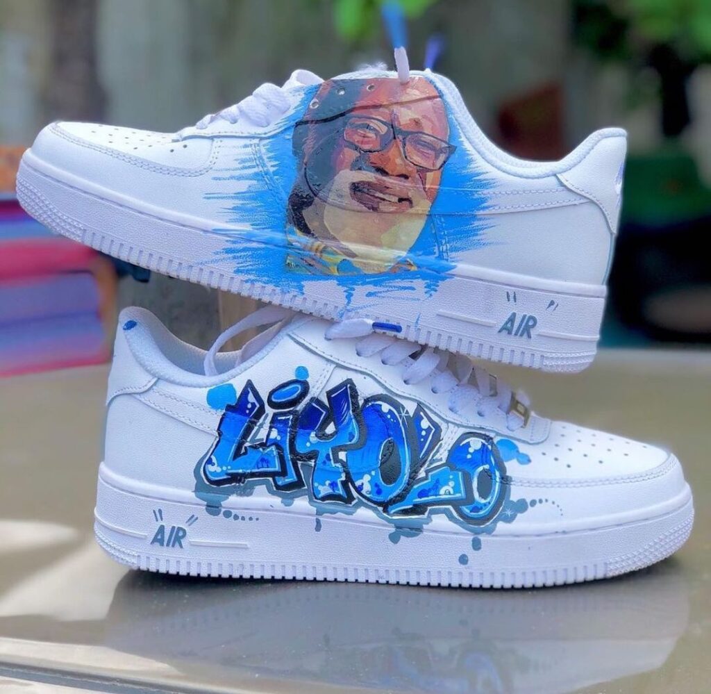 Liyolo limbe MPuanga Air Force 1 Custom - Daniel Customs