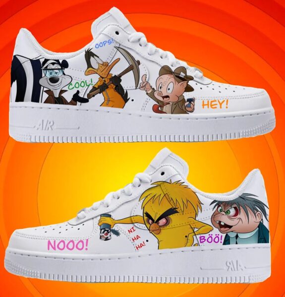 Looney Tunes Air Force 1 Custom – Daniel Customs