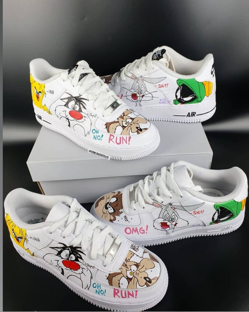 Looney Tunes Air Force 1 Custom – Daniel Customs