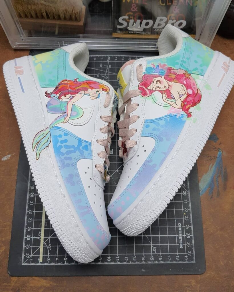 Mermaid Air Force 1 Custom – Daniel Customs