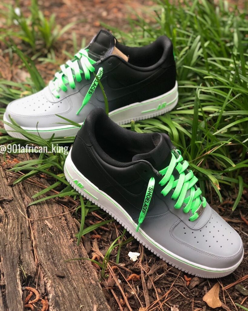 Neon Cement Air Force 1 Custom – Daniel Customs