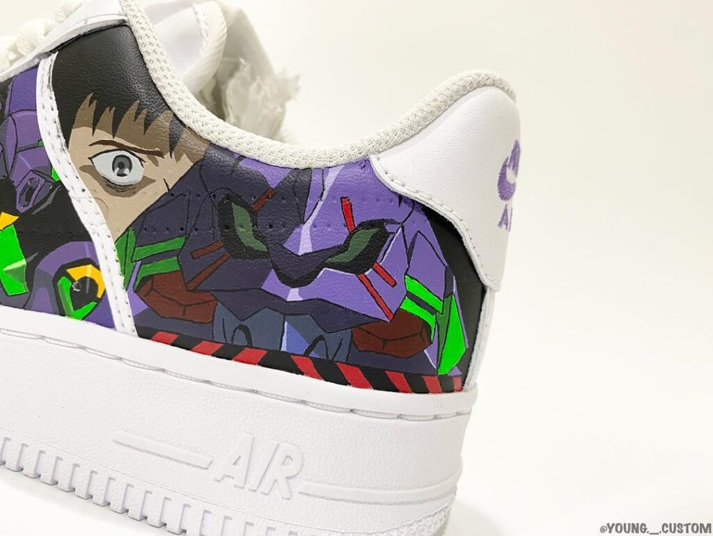 Neon Genesis Evangelion Air Force 1 Custom – Daniel Customs
