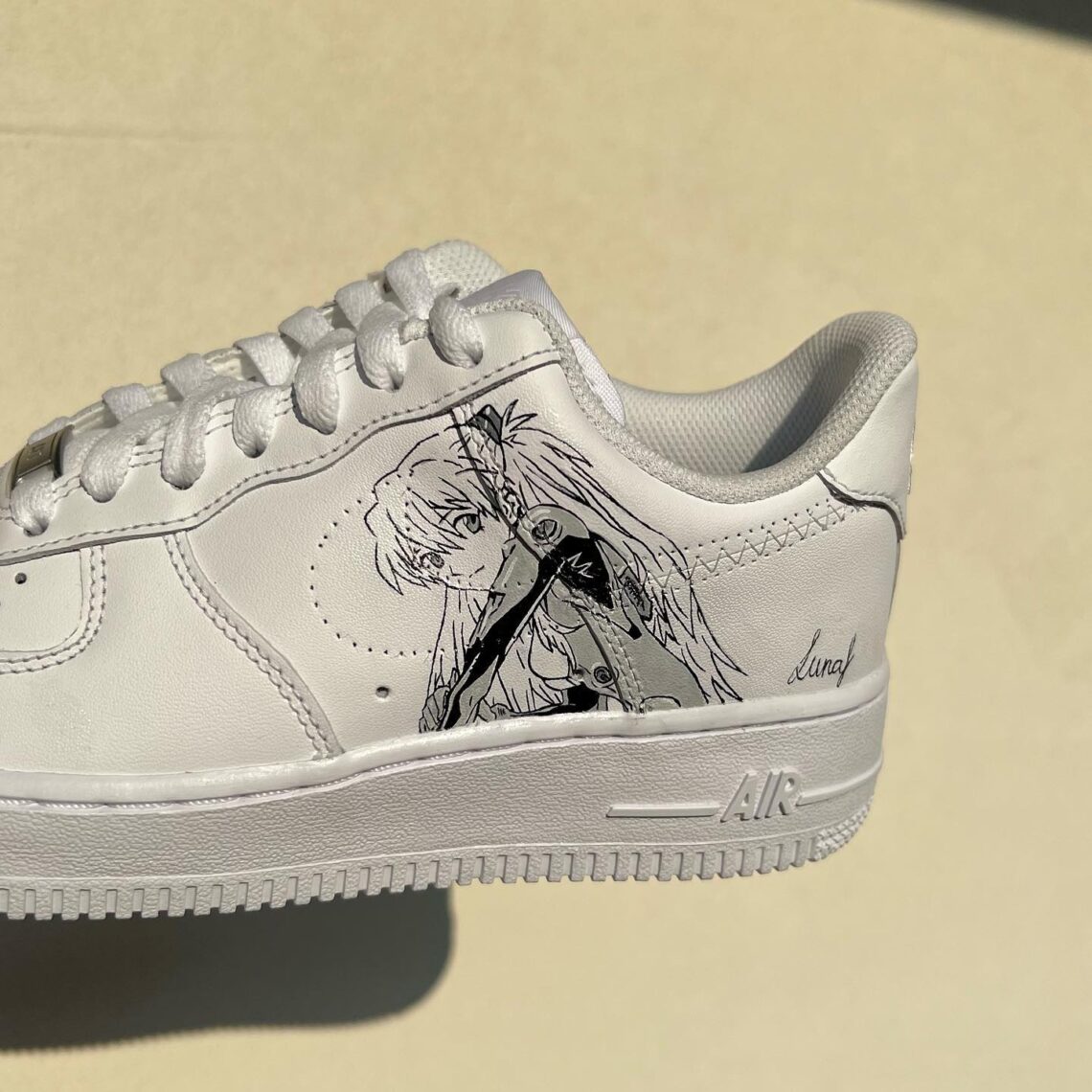 Neon Genesis Evangelion Air Force 1 Custom – Daniel Customs