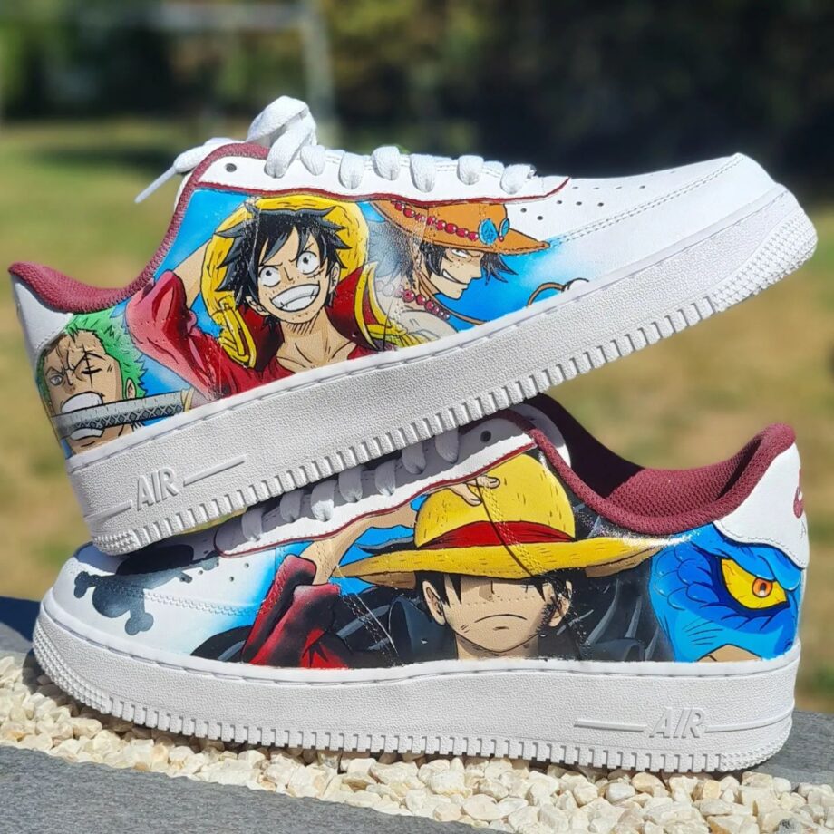 One Piece Air Force 1 Custom – Daniel Customs