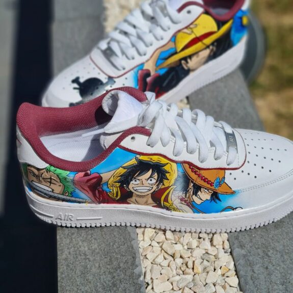 One Piece Air Force 1 Custom – Daniel Customs