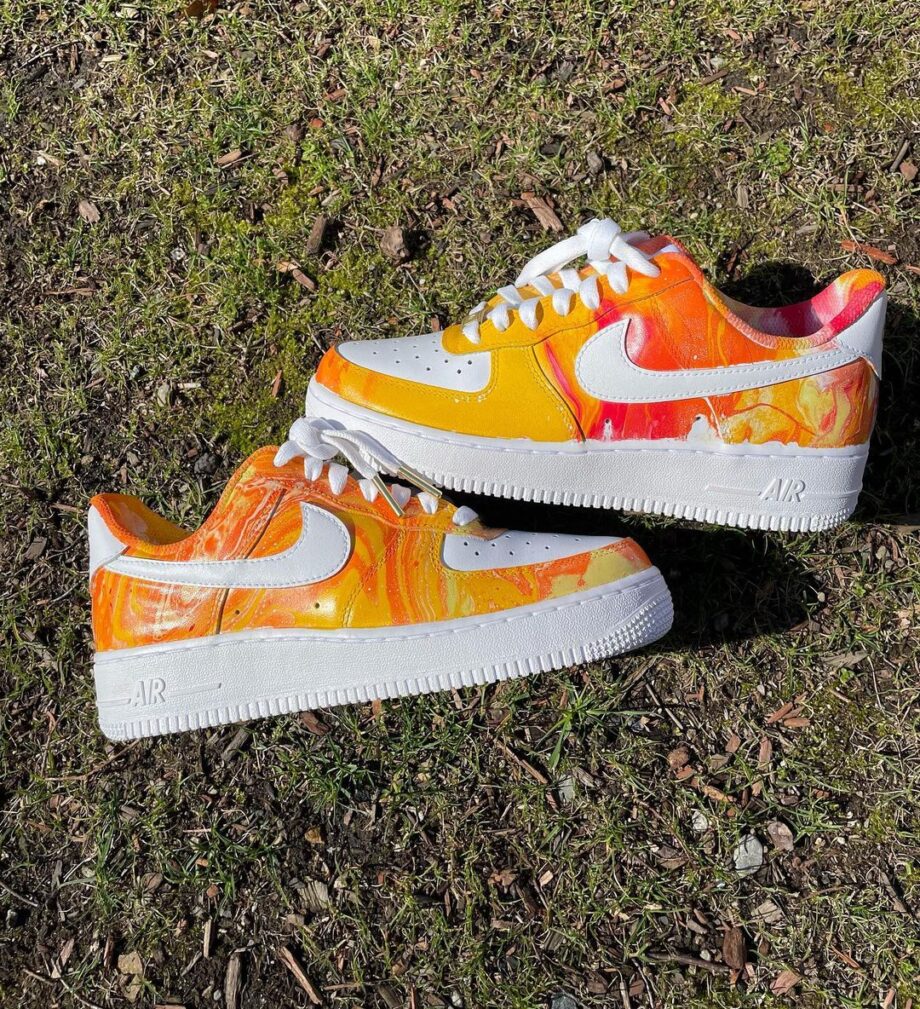 Orange Air Force 1 Custom – Daniel Customs