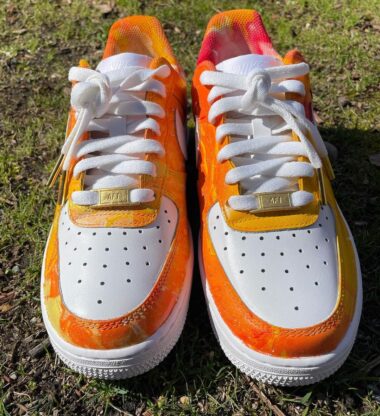 Orange Air Force 1 Custom – Daniel Customs