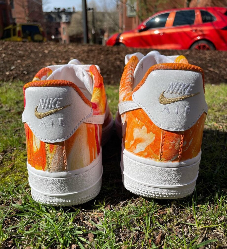 Orange Air Force 1 Custom – Daniel Customs