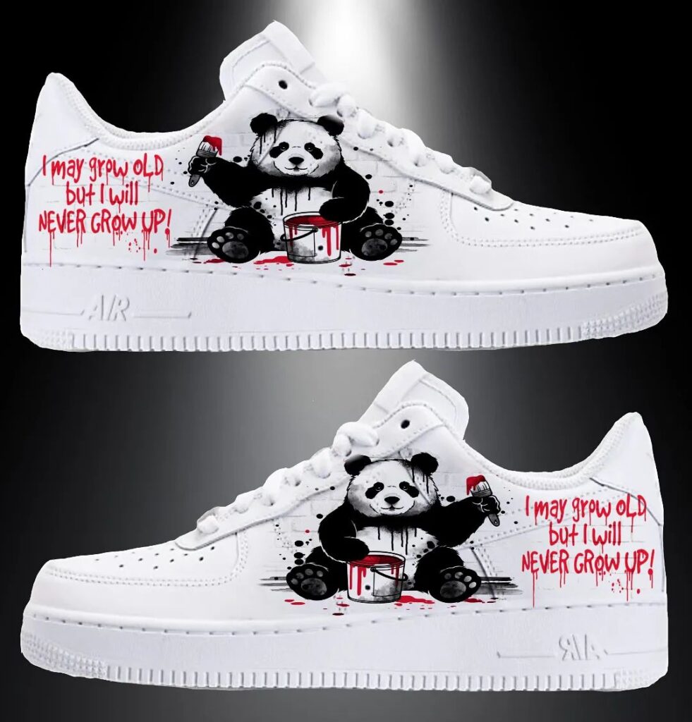 Panda Air Force 1 Custom – Daniel Customs