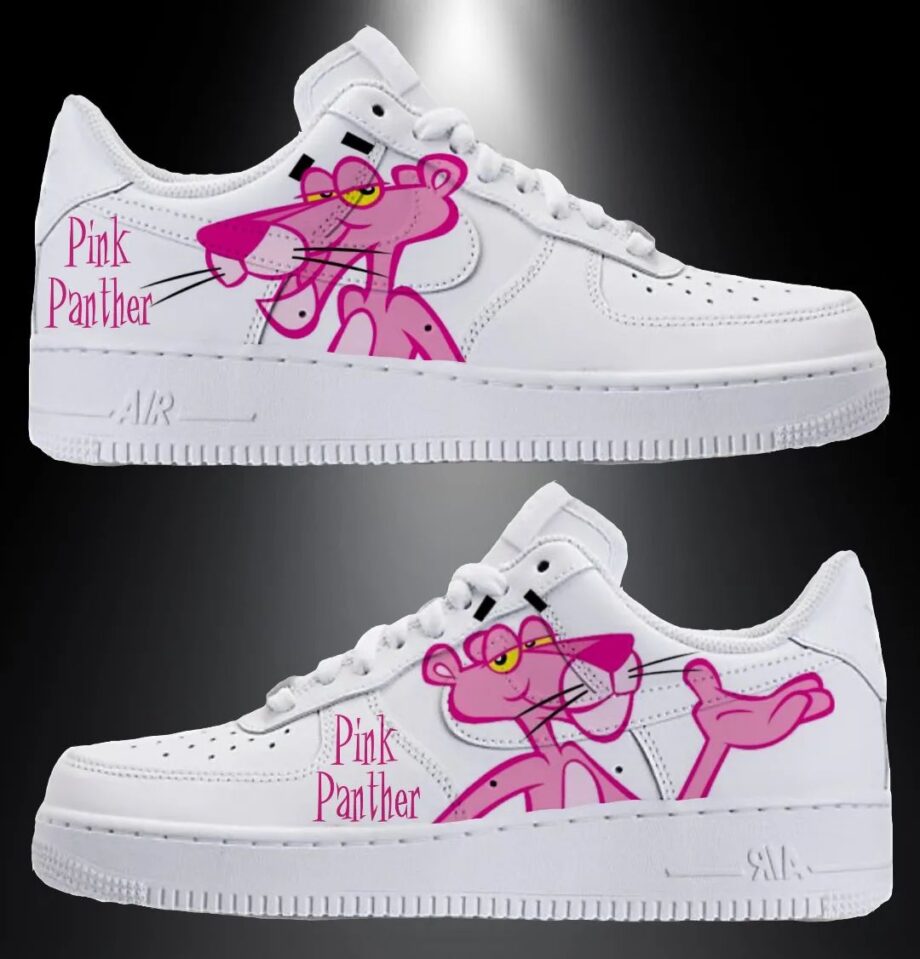 Pink Panther Air Force 1 Custom – Daniel Customs