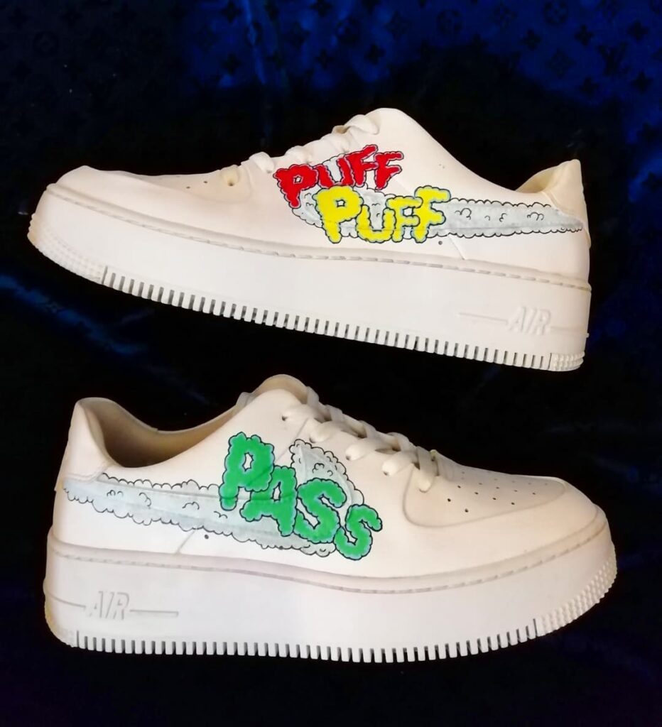 Puff Pass Air Force 1 Custom – Daniel Customs