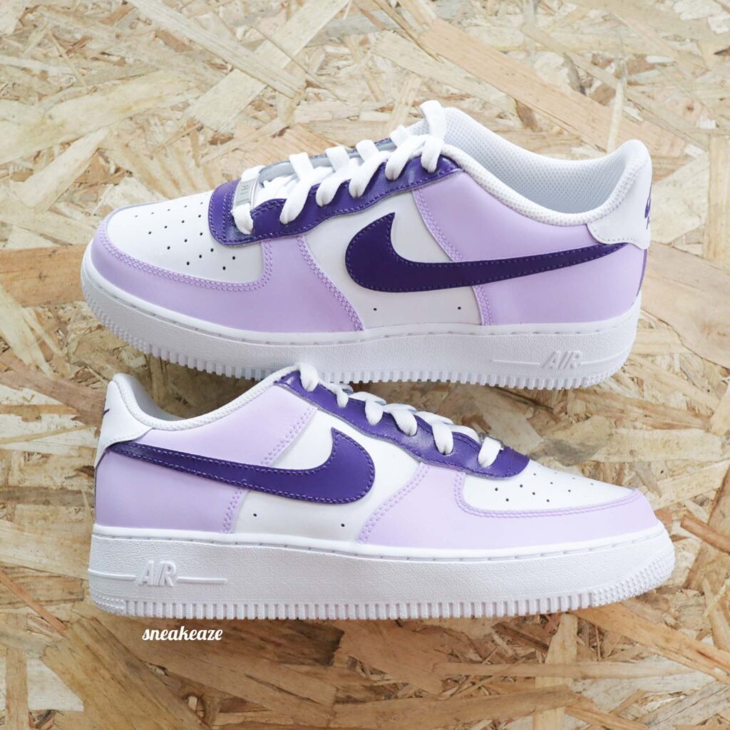 Purple Air Force 1 Custom – Daniel Customs