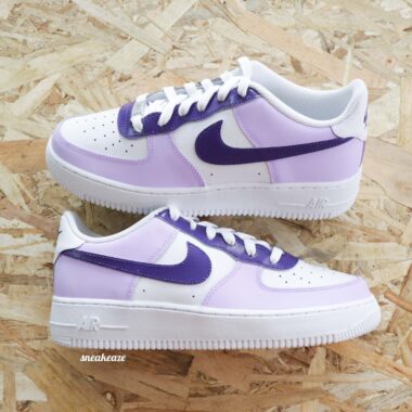 Purple Air Force 1 Custom – Daniel Customs