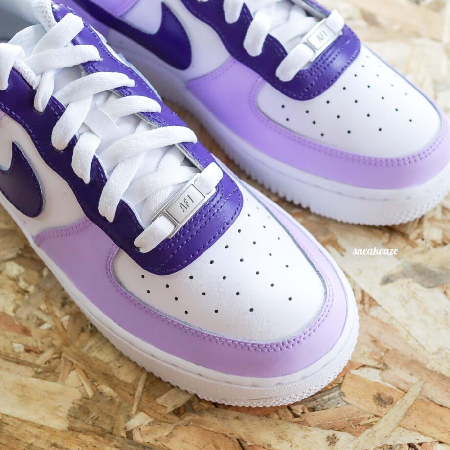Purple Air Force 1 Custom - Daniel Customs