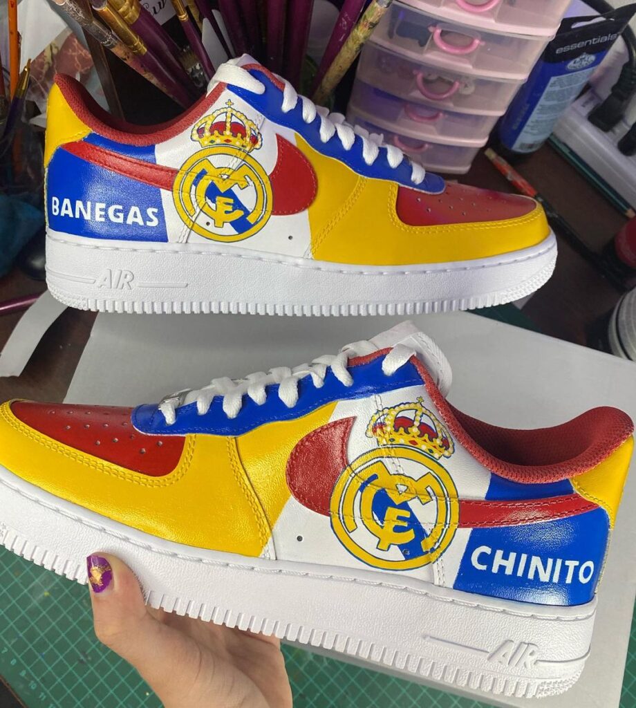 Real Madrid Air Force 1 Custom – Daniel Customs