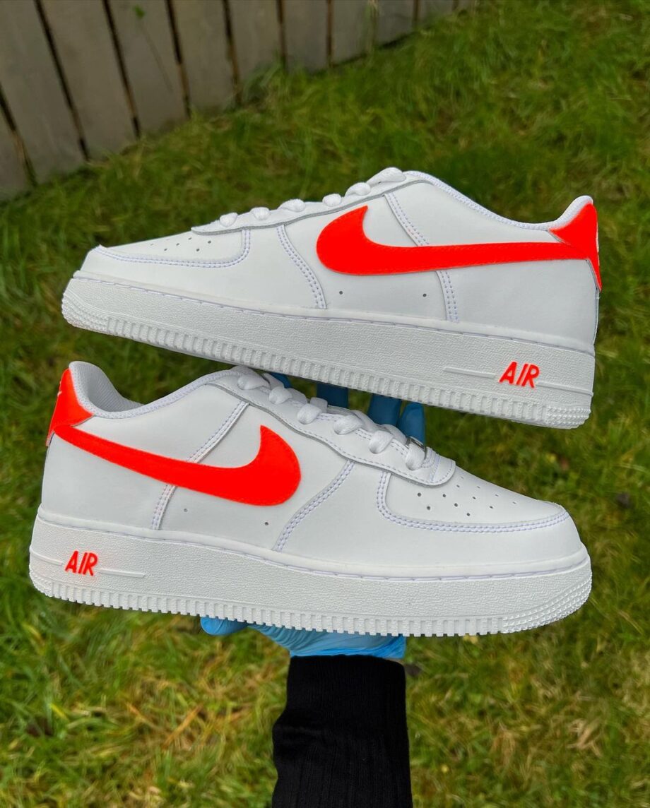 Red Air Force 1 Custom – Daniel Customs