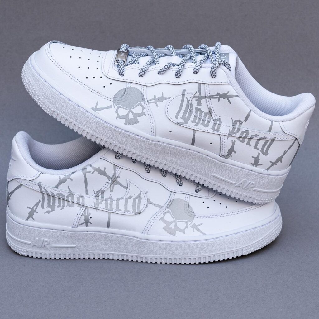 Reflective Air Force 1 Custom – Daniel Customs