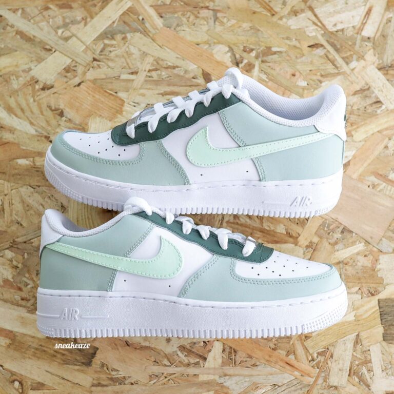 Sage Green Air Force 1 Custom – Daniel Customs