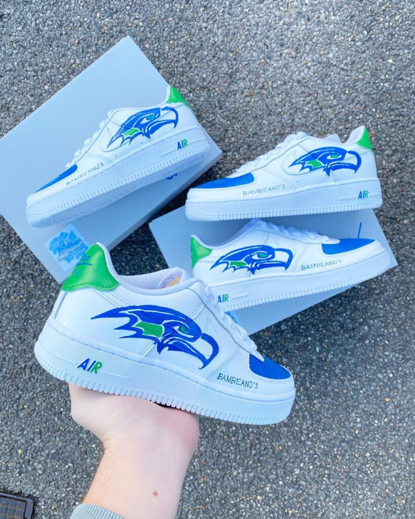 Seahawks Air Force 1 Custom – Daniel Customs