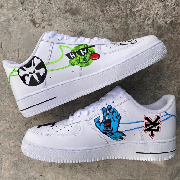 Skate Logos Air Force 1 Custom – Daniel Customs