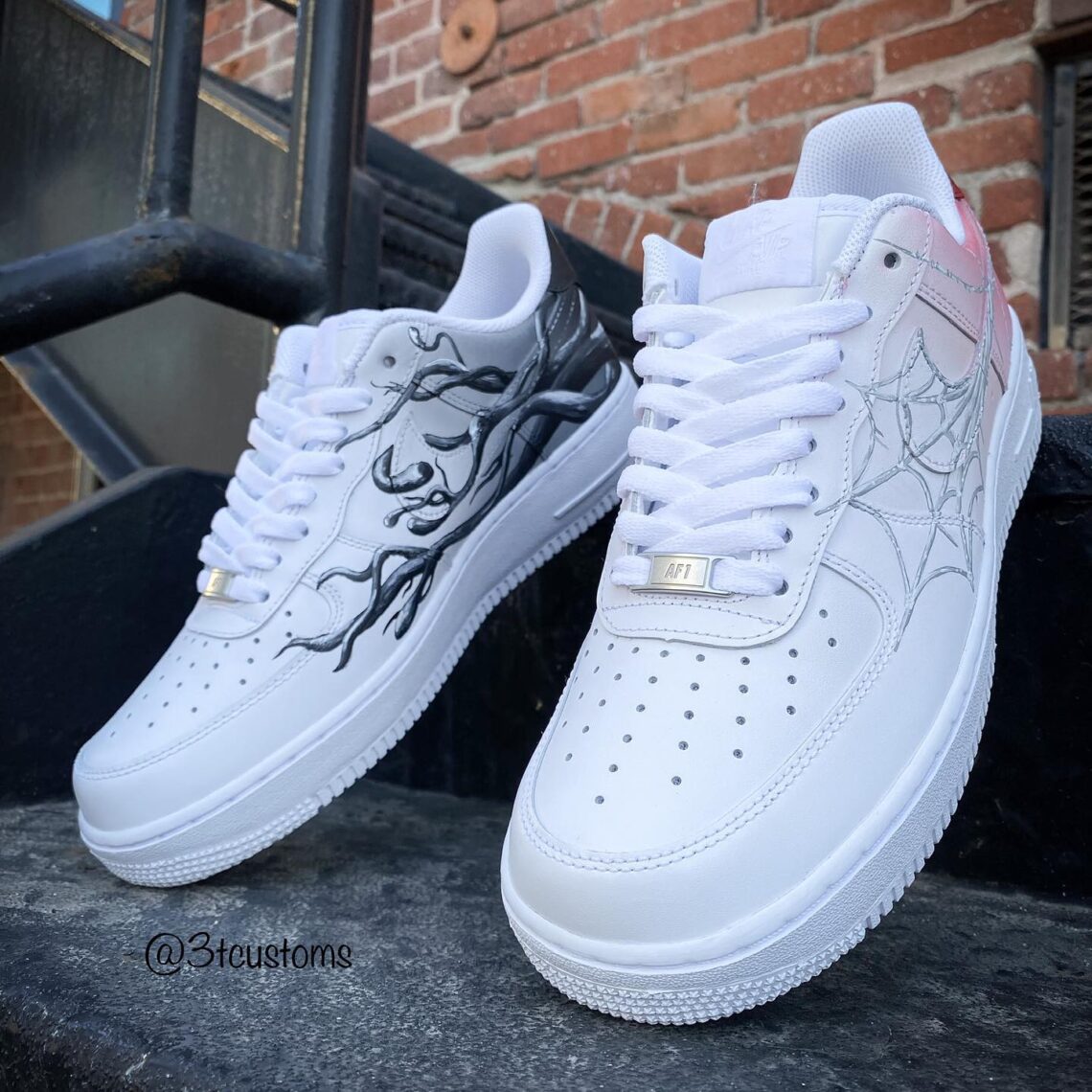 Spider-Man x Venom Air Force 1 Custom – Daniel Customs