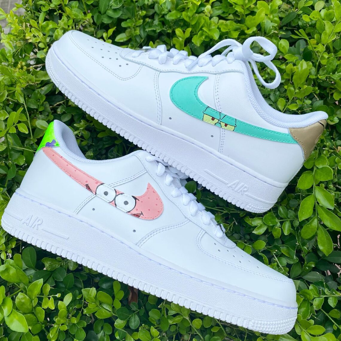 SpongeBob SquarePants Air Force 1 Custom – Daniel Customs