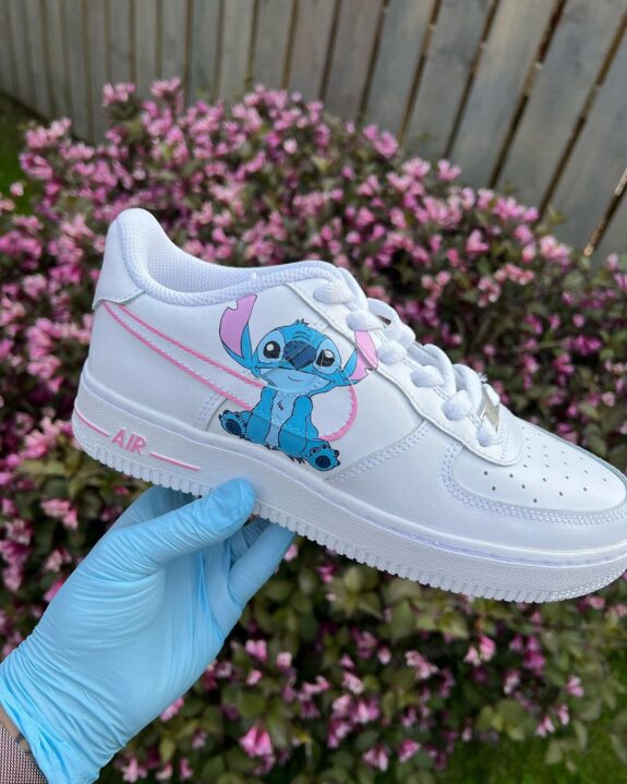 Stitch Air Force 1 Custom – Daniel Customs