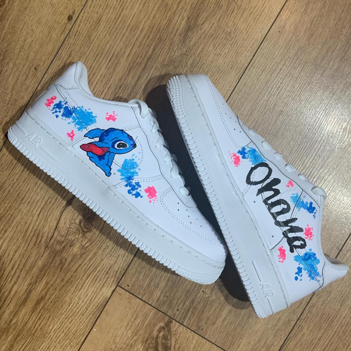 Stitch Air Force 1 Custom – Daniel Customs