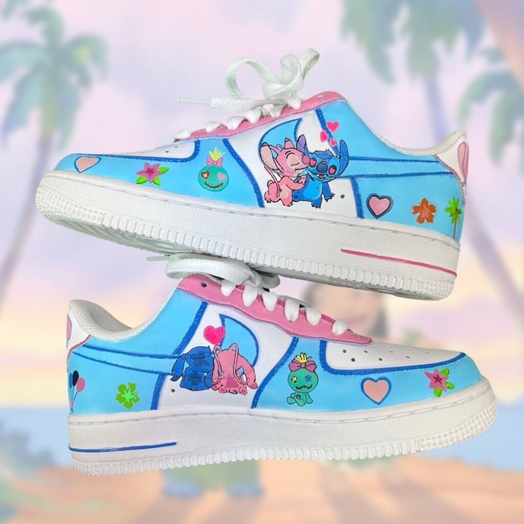 Stitch Air Force 1 Custom – Daniel Customs
