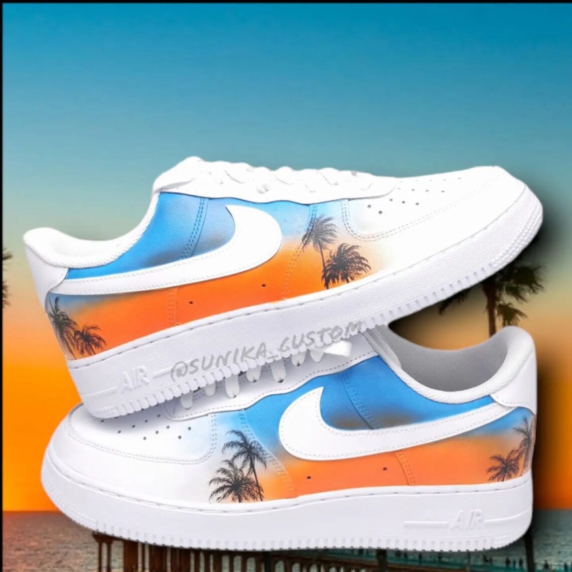 Sunset Air Force 1 Custom – Daniel Customs